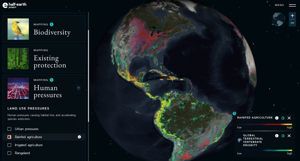 Half-Earth Map-2 - Terrapin Bright Green